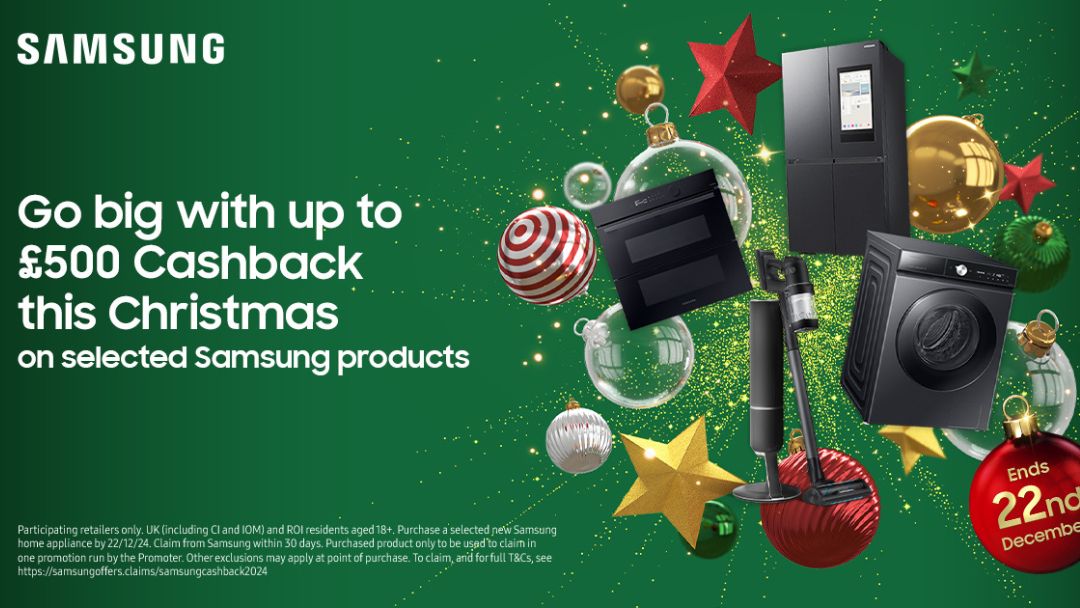Samsung Christmas Cashback | RDO