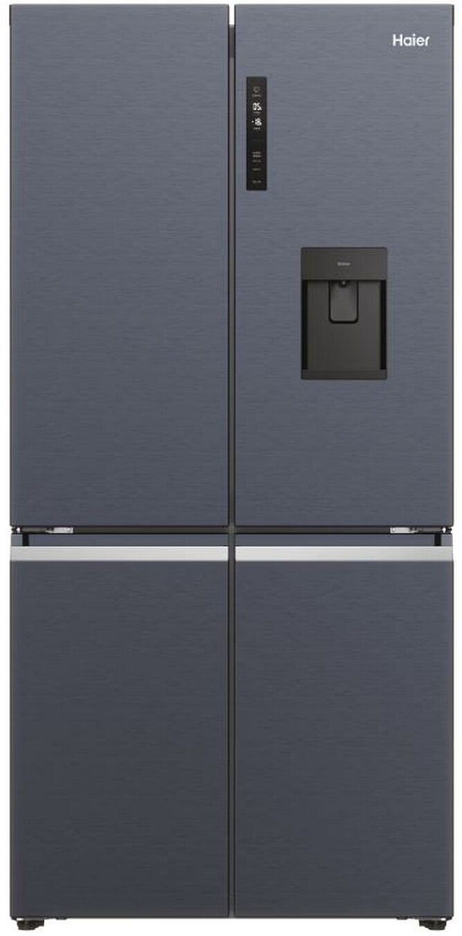 Haier HCR5919EHMB | American Style Refrigeration | Brushed Black