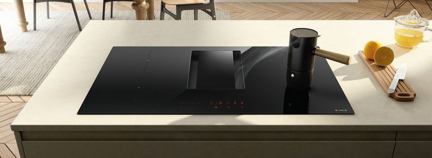 Elica NT-ALPHA | Venting Hob | Black | RDO Kitchens & Appliances