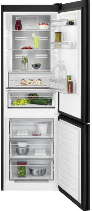 Aeg RCB732E7MG | Fridge Freezer Frost Free | Matt Black Glass