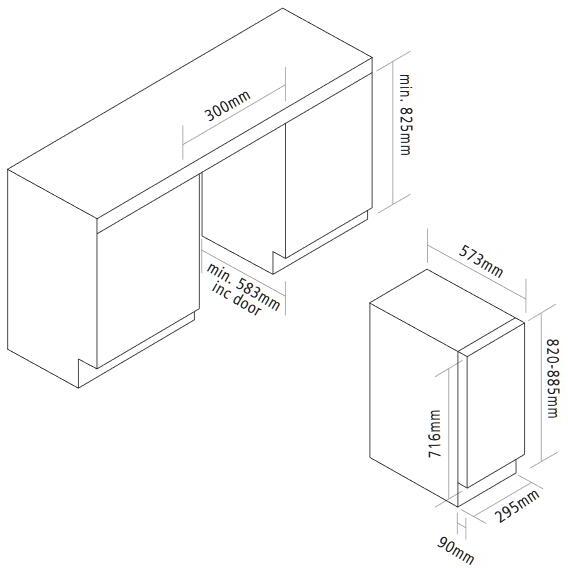 Caple WI3125 | Wine Cooler | Stainless Steel